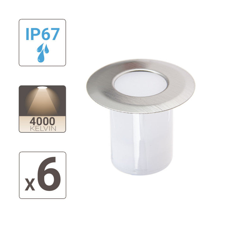 Kit de 6 Spots encastrables extérieur – Samshop-LED